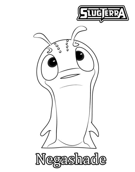 Coloriage Slugterra Negashade télécharger et imprimer gratuit sur