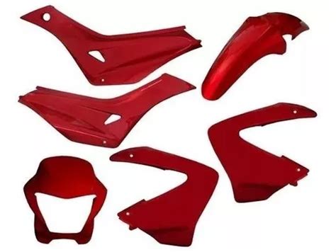 Kit De Carenagem Nx Falcon Vermelho Pintado Parcelamento Sem