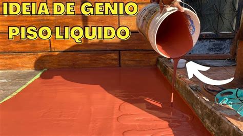 FAÇA VOCE MESMO PISO LIQUIDO PIGMENTADO AUTONIVELANTE RENOVE SEU