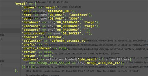 php laravel 6 database connection error access denied for user stack overflow