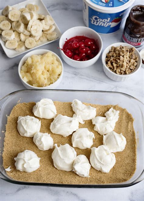 No Bake Luscious Banana Split Dessert My Incredible Recipes