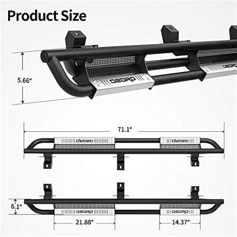Oedro Running Boards Drop Side Steps Compatible With Jeep