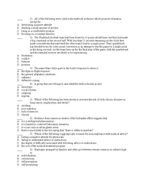 Module Assignment Psw Course Module Cognitive And Mental
