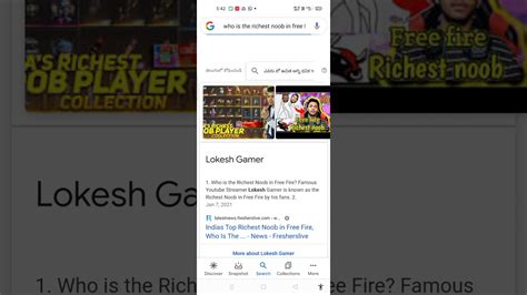 Richest Noob In Free Fire YouTube