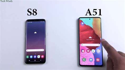 SAMSUNG A51 Vs S8 Speed Test Comparison YouTube