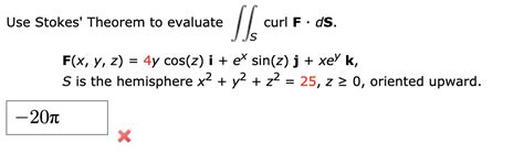 solved use stokes theorem to evaluate curl f ds jjs f x