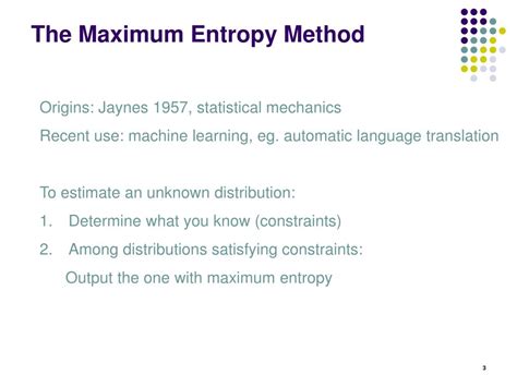 ppt maximum entropy powerpoint presentation free download id 305608