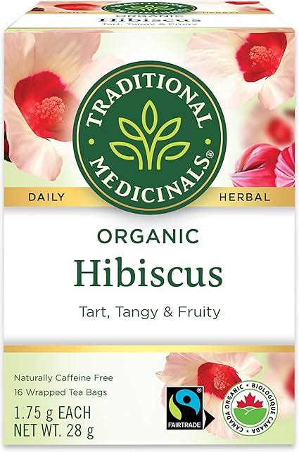 Traditional Medicinals Organic Hibiscus Herbal Tea 16 Count Teabags