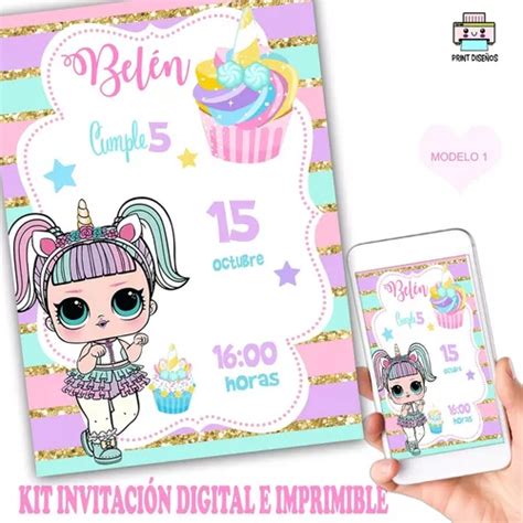 Tarjeta Invitación Digital Personalizada Whatsapp Lol