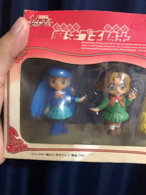 Magic Knight Rayearth Magic Petit Knight Figure 5pc Set Hikaru Umi