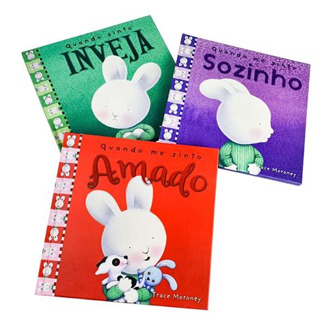 Kit 03 Livros Coleção Quando Me Sinto Amado Sozinho Inveja