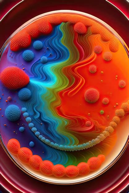 Premium Ai Image Staphylococcus Aureus Bacterial Colonies On Blood