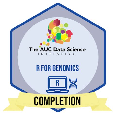R For Genomics Credly