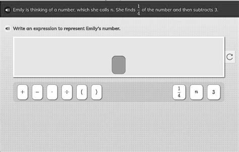 Write An Expression To Represent Emily Number