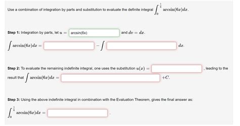 Solved Use A Combination Of Integration By Parts And Chegg