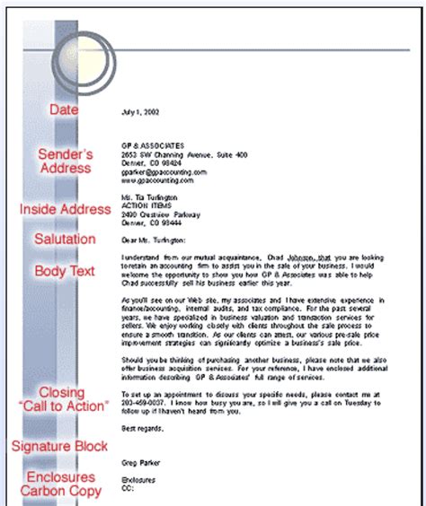 Writing A Professional Letter Template