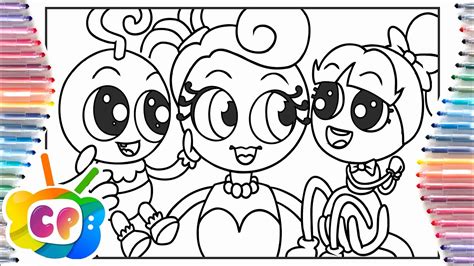 Mommy Long Legs Coloring Pages Long Legs Baby And Twin Sister Diviners