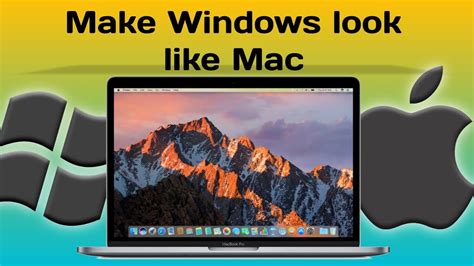 How To Make Your Windows Look Like Mac Os Youtube