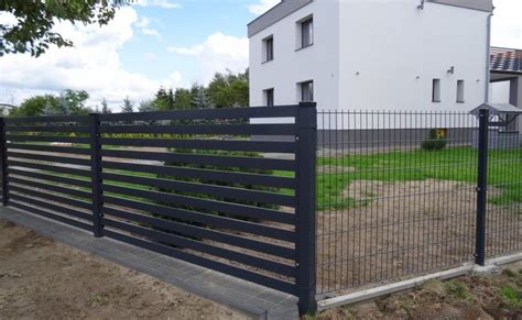 Ogrodzenie Panelowe Nowoczesne Ogrodzenie Bramy Furtki Podmur Wki