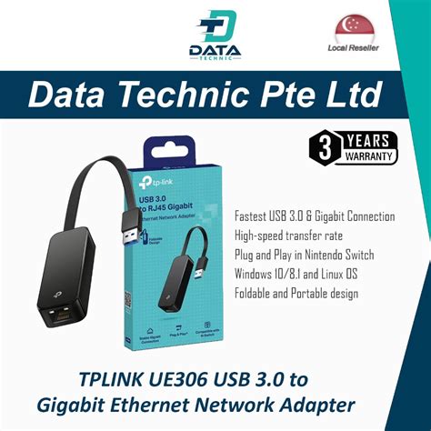 Tplink Ue Usb To Gigabit Ethernet Network Adapter Computers
