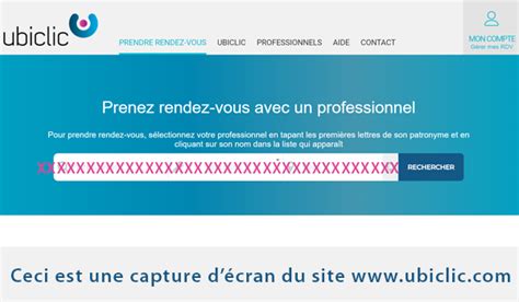 Comment Prendre Un Rendez Vous Sur Ubiclic