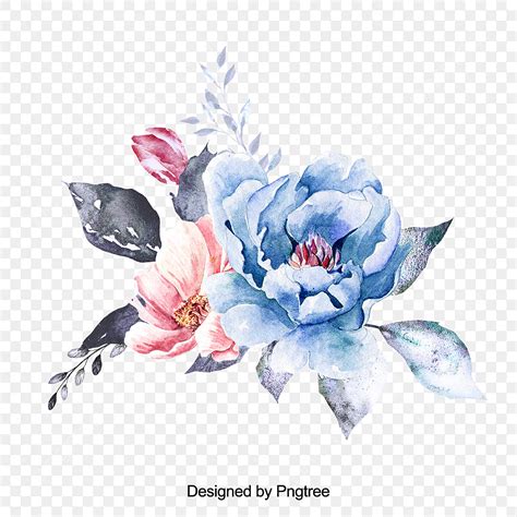 Hand Painted Rose Png Picture Beautiful Hand Paint Watercolor Rose