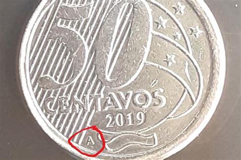 Moedinha SIMPLES De 50 Centavos VENDIDA Por 2 000