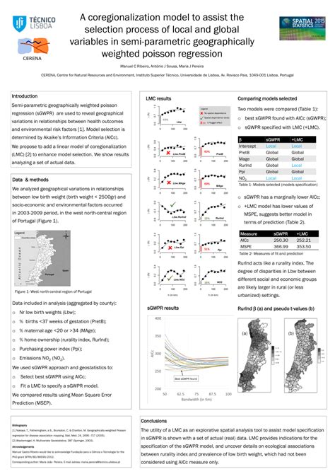 pdf a coregionalization model to assist the selection process of local and global variables in