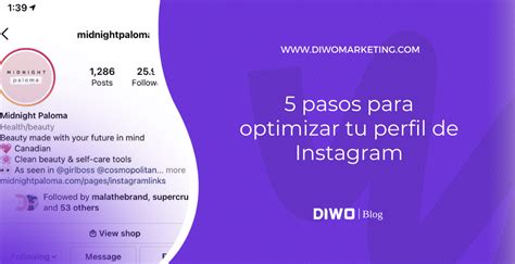 Pasos Para Optimizar Tu Perfil De Instagram Diwo Marketing