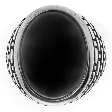 Chevali Re Rock Factory Oeil Onyx Noir Argent Orus Ocarat