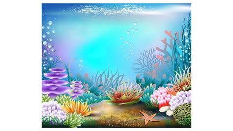 Painel Sublimado Fundo Do Mar X M Elo Produtos Especiais