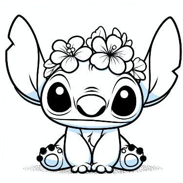 Cute Stitch Coloring Page Stitch Coloring Pages Lilo And Stitch