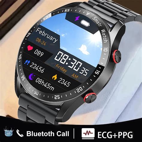 2022 New Bluetooth Call Ecg Ppg Smart Watch Music Player Man Watch