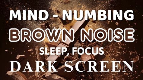 Brown Noise 12 Hours BLACK SCREEN For Sleep Focus Grief