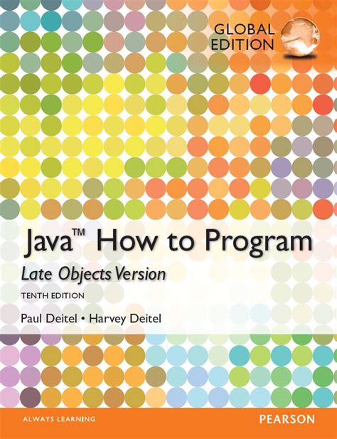 java how to program late objects version 10th 10e pdf ebook