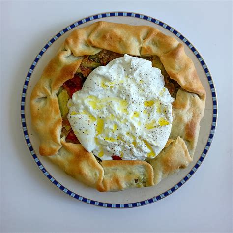 Tarte Courgette Burrata Bonnebouffe