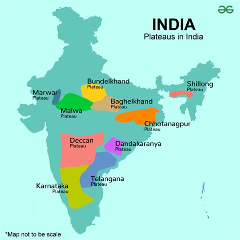 Plateaus In India Peninsular Plateau Types And Formation