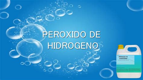 Peroxido de hidrogeno Descubre qué es y cuáles son sus usos más