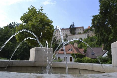 A Water Fountain In Park Stock Image Image Of Sculpture 171344981