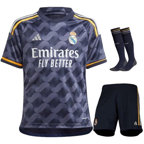 Maillot Kit Enfant Real Madrid Ext Rieur Foot Soccer Pro