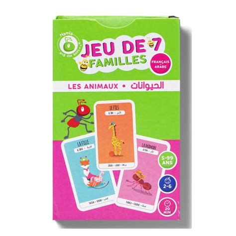 Jeu De 7 Familles Les Animaux