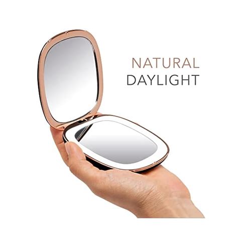 Fancii Compact Makeup Mirror With Natural Led Lights X X