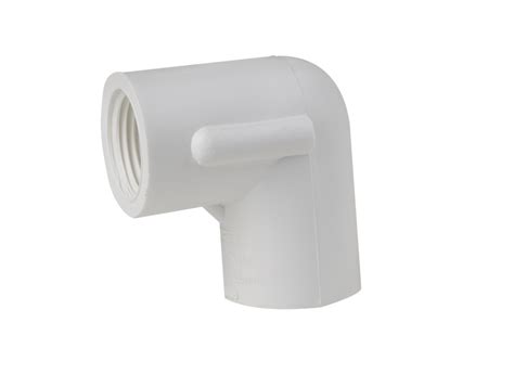 Codo Pvc A Doble Rosca De In Codos Pvc Grados