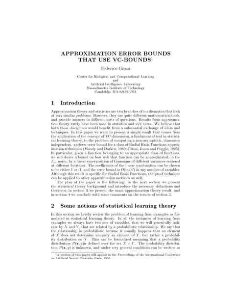 pdf approximation error bounds that use vc bounds