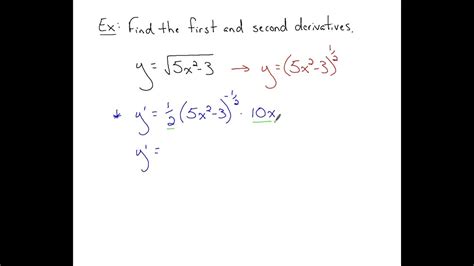 calculus second derivatives youtube