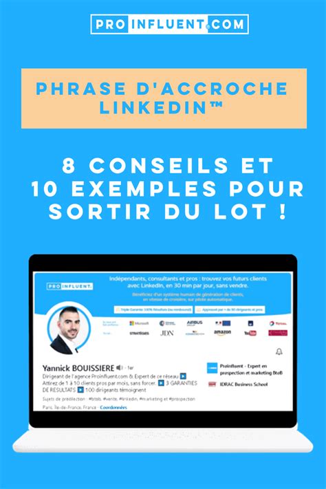 Phrase D Accroche LinkedIn 8 Conseils Et 10 Exemples Pour Sortir Du