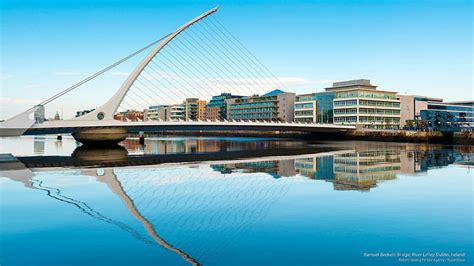 HD Wallpaper Samuel Beckett Bridge River Liffey Dublin Ireland