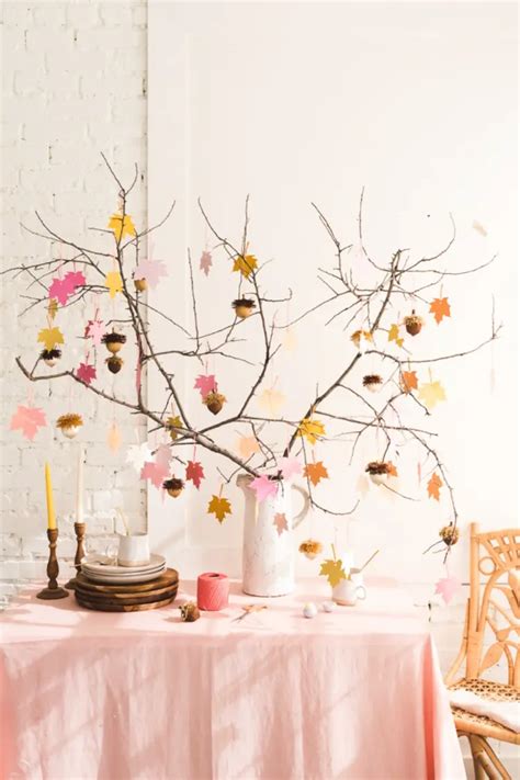 Déco de table automne à faire soi même en 13 idées faciles