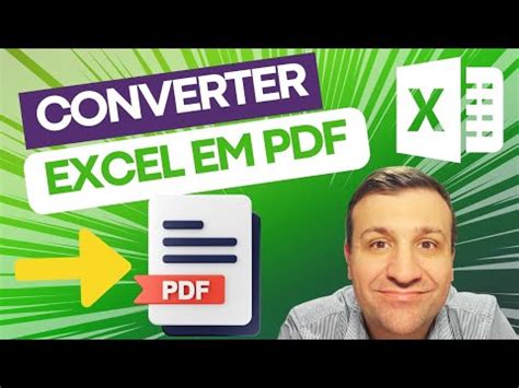 Converter Planilha De Excel Em Pdf Youtube