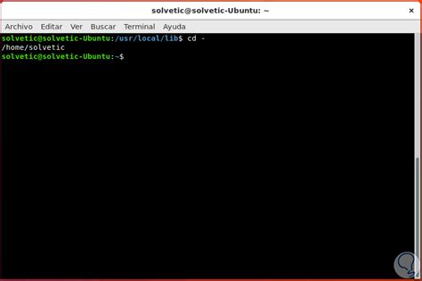 Cómo usar el comando CD en Linux Solvetic